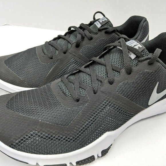 Nike | Shoes | Nike Flex Control Ii 4e Wide Black Grey White Wide ...